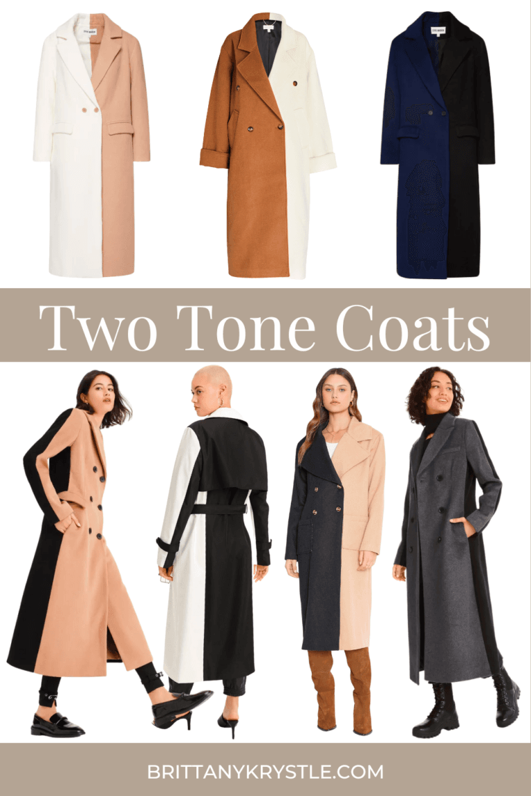 Trend Alert: Two-Tone Coats & Jackets - Brittany Krystle