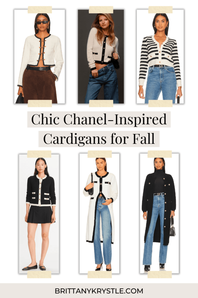 Must-Have Chic Chanel-Inspired Cardigans & Jackets For Women - Brittany ...